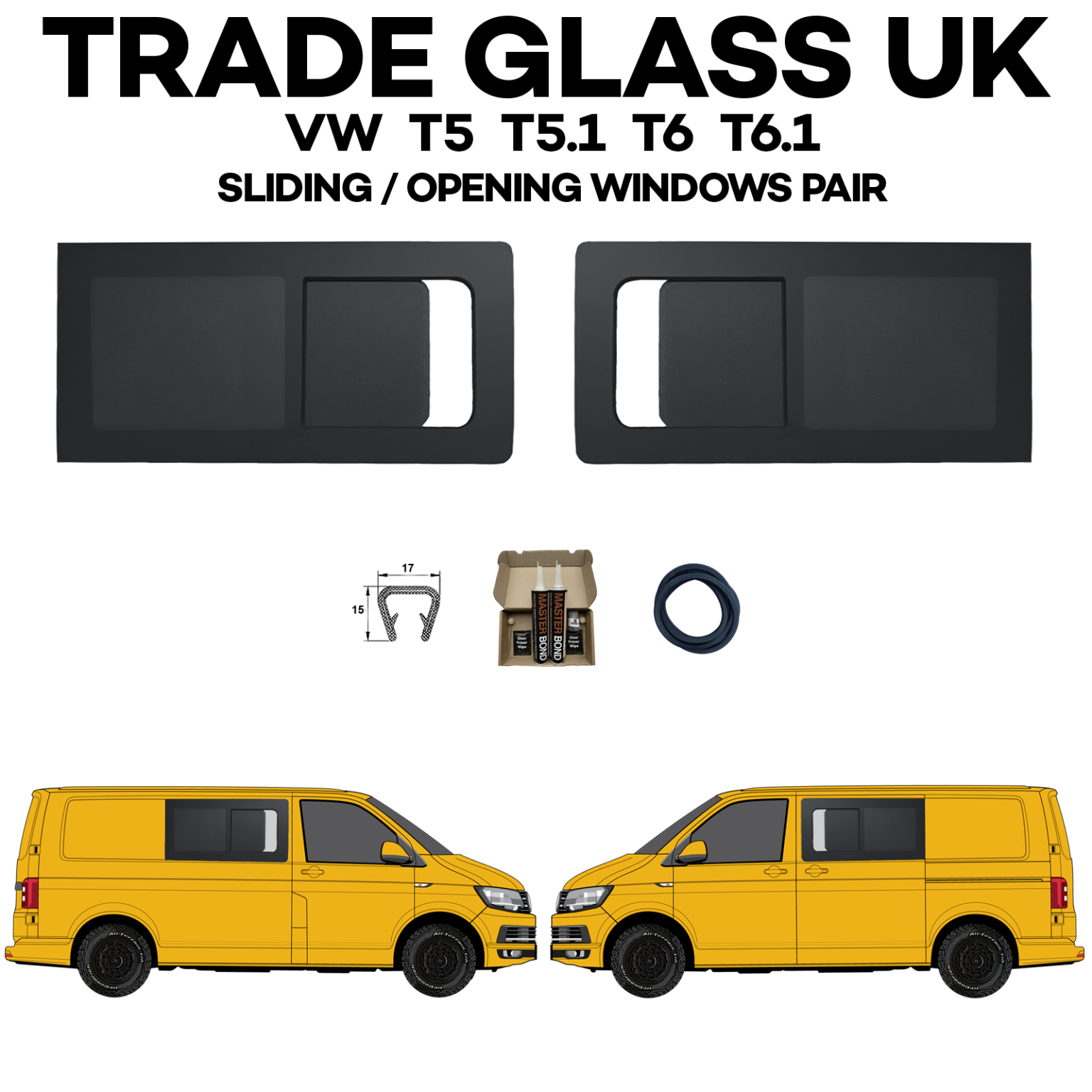 Quality Van Windows & Campervan Windows - Trade Glass UK