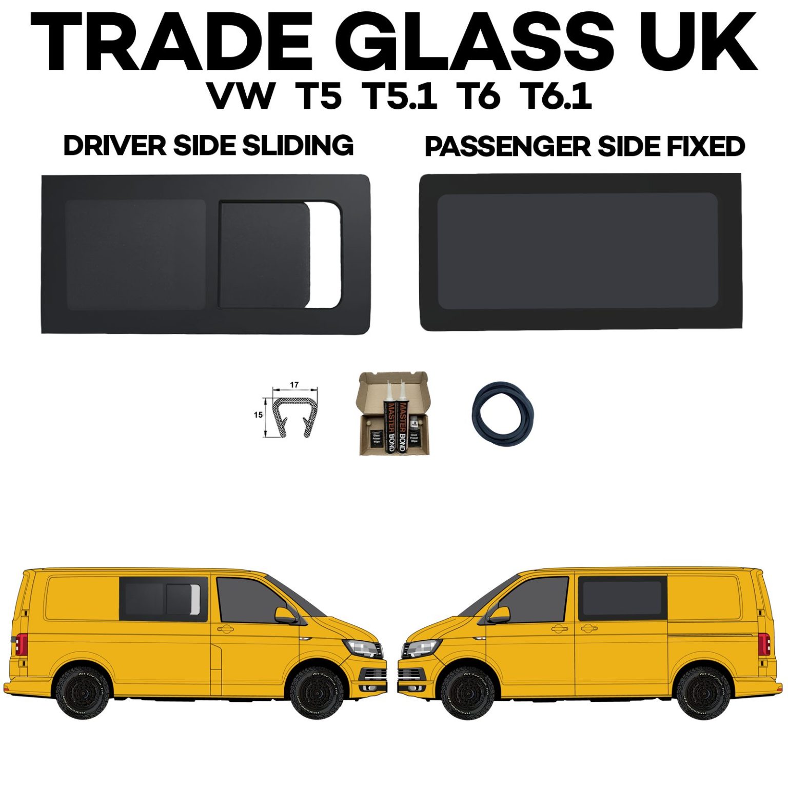 Quality Van Windows & Campervan Windows - Trade Glass UK