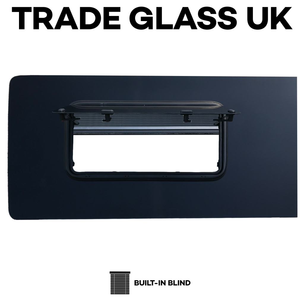 V.W. Crafter 2018+ Passenger Side SAFARI POP OUT Window With BLIND ...