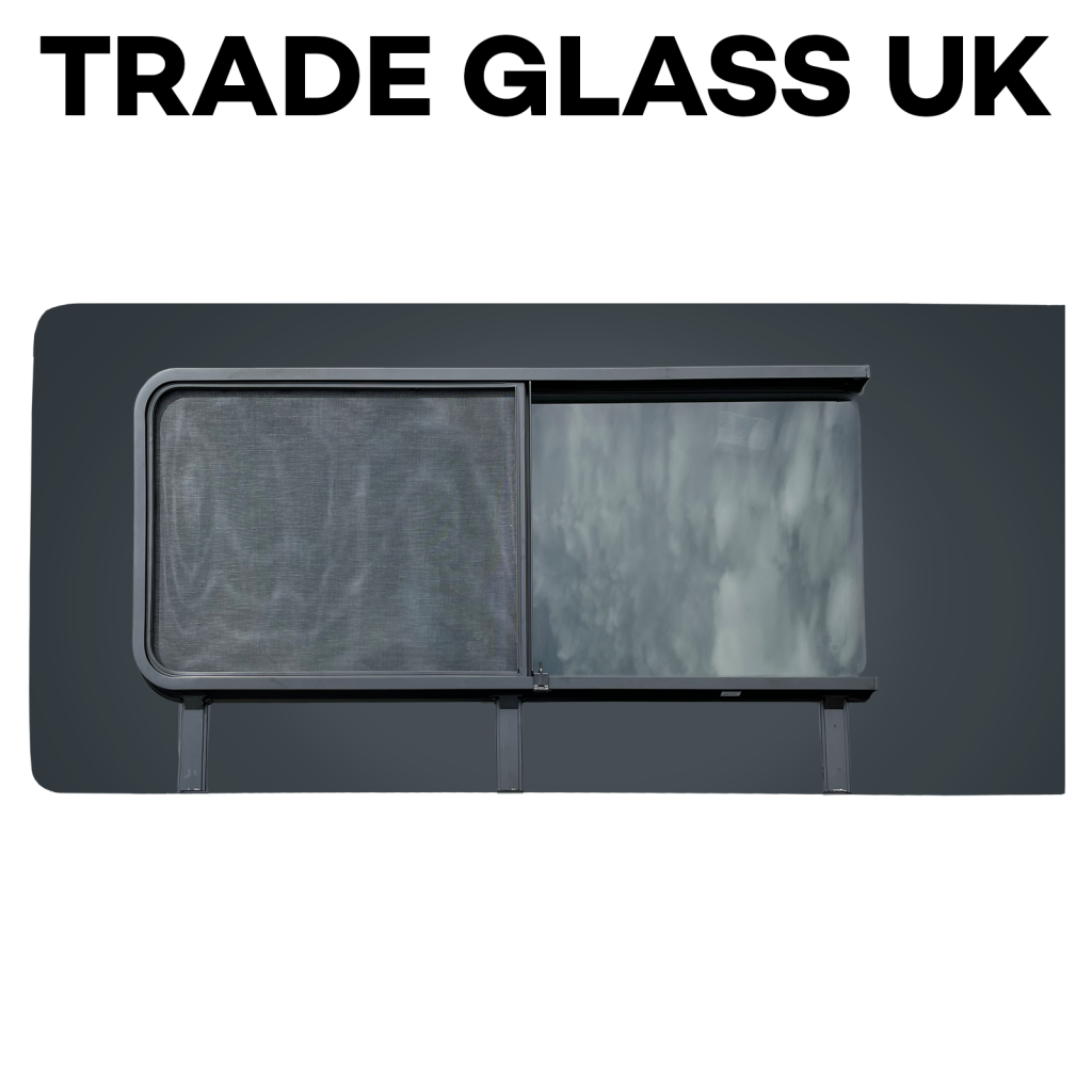 VW Crafter 2018+ MWB/LWB/XLWB Front SLIDING Windows with FLY-SCREENS ...