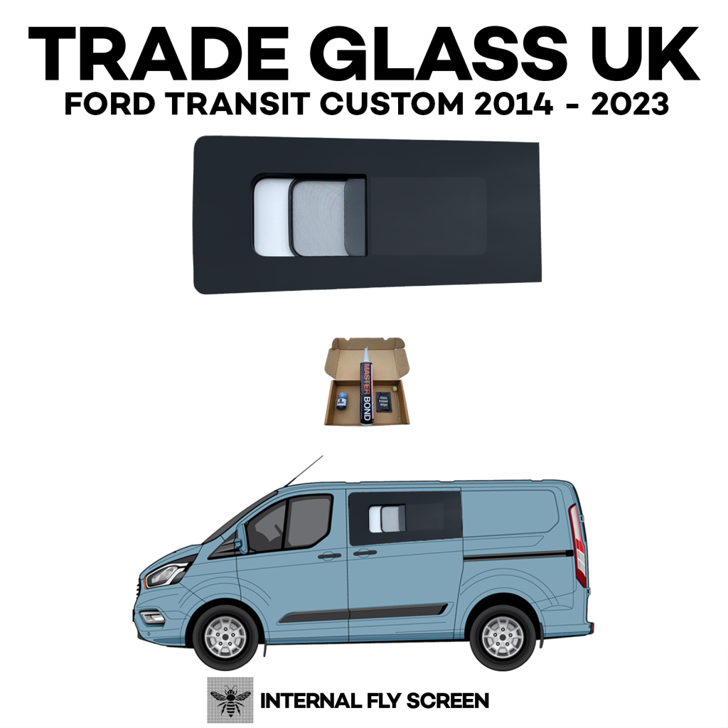 Ford Transit Custom Windows - Passenger Sliding & Fly Screen